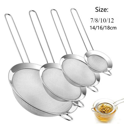 1/3/4Pcs/Set Stainless Steel Wire Fine Mesh Oil Strainer Flo