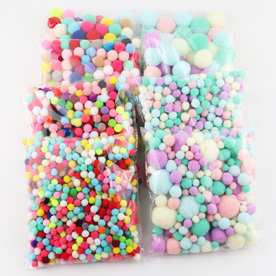 Macaron Pompom Fur Balls 8mm 10mm 15mm TO 30mm Pompones DIY