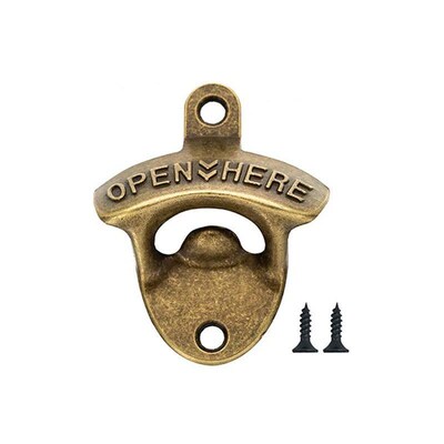 Retro Alloy Bottle Openers Wall Mounted Wine Beer Bottle Han