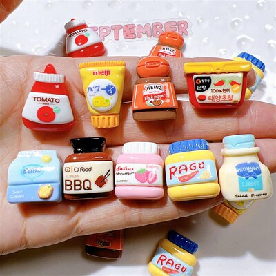 9pcs Refrigerator Magnets, Kawaii Cartoon Food Fridge Magnet