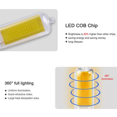 5pcs G9 LED Light Bulbs 220V 5W 7W 10W No Flicker COB LED