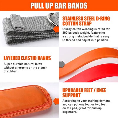 Pull Up Assistance Bands Set Resistance Strap for Pull Up As