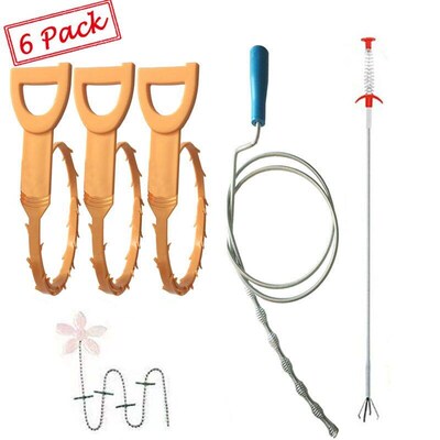 Kitchen pipe dredge hook sewer toilet drainage anti-blocking