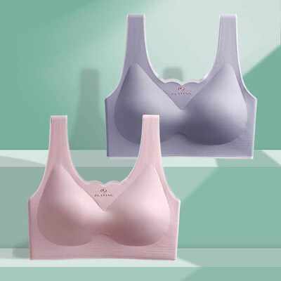 Oxyphilic 2.0 ice silk traceless beauty back wrapped bra und