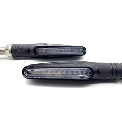 4pcs Motorcycle Turn Sequential Signals LED Blinker Flowing