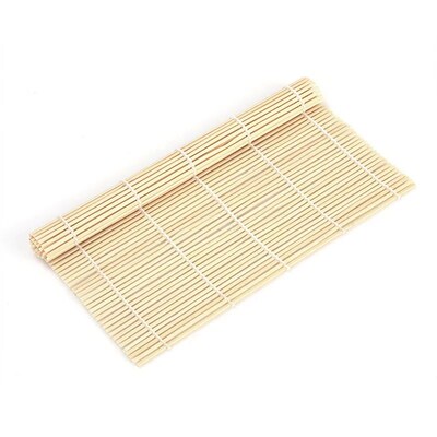 1pcs 24x24cm Sushi Set Bamboo Rolling Mats Rice Paddles Tool