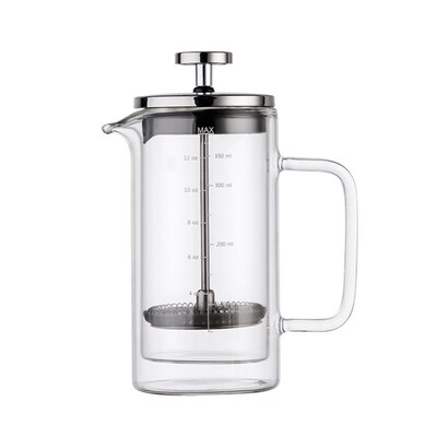 600ml Stainless Steel French Press Coffee Maker tea Pot 304