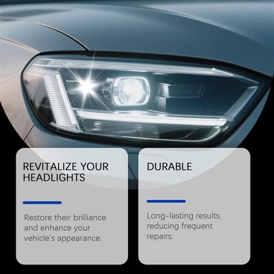 HOMONTH Headlight Care Spray increases visual clarity and se