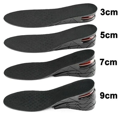 1Pair Height Increase Insole for Feet 3cm 5cm 7cm 9cm Variab