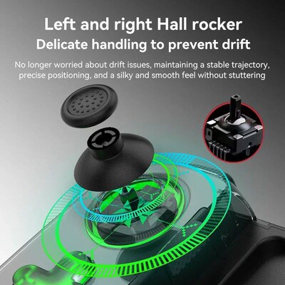 D7 gamepad Sretchable game controller supports six axis Andr