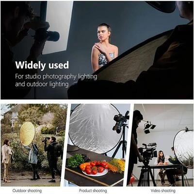 5 in 1 Collapsible Round Photography Reflector Photo Studio