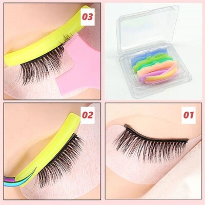8 Pairs Silicone Eyelash Perm Pads Eyelash Lamination Eyelas