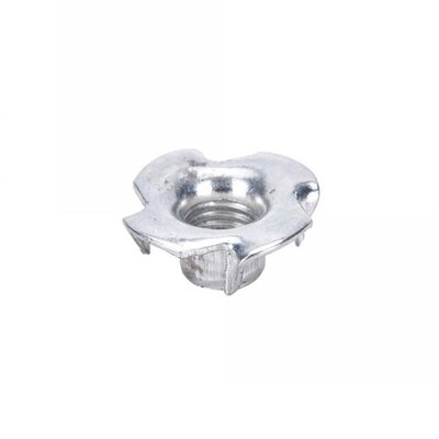 Four Prong Furniture T Nut Inserts 适用于 Wood Zinc Plated M