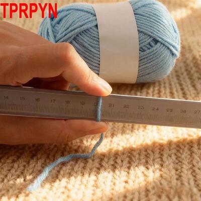 4Pcs Soft Milk Cotton Knitting Yarn Anti-Pilling High Qualit