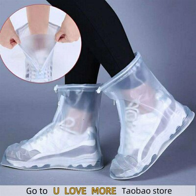 Non-slip Wear-resistant Thick Waterproof Shoes Men Womens R