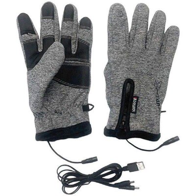 Men Women USB Heated Gloves Hand Warmer Thermal Touch