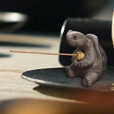 Turtle Statue Gift Home Decor Tea Pet for Living Room