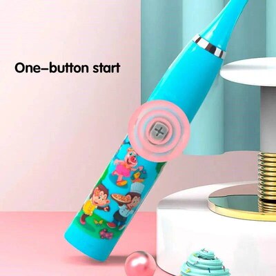 Children Sonic Electric Toothbrush IPX7 Waterproof Colorful