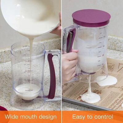 Foldable Batter Dispenser - Pancake/Cupcake/Waffle Batter Se