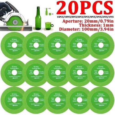 1-20PCS Glass Cutting Disc 100mm Diamond Disc Marble Saw