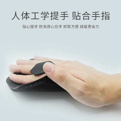 New Silicone Polygonal Brush Bath Brush Head Rubbing Back Ex