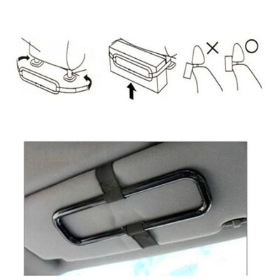 1pc Car Sun Visor Tissue Holder Car Hanging Tissue Box Car S