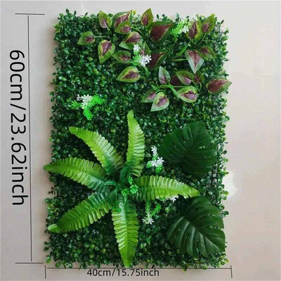 1pc Artificial Green Plant Wall Panels Simulation Plant Back