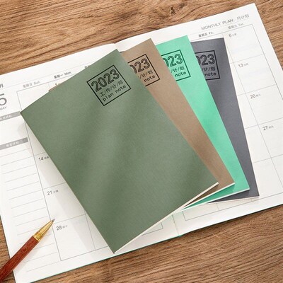 weekly monthly planner 2023-2024月计划本 b5 schedule book