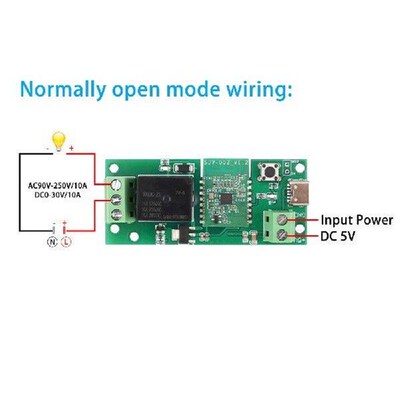 eWeLink Smart Relay Switch Module 1 Channel DC 7-32V USB 5V