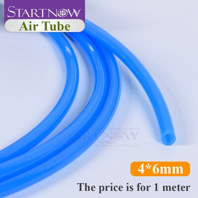 Blue Air Tube Flexible Hose 6x4mm Polyurethane Pipe Pneumat