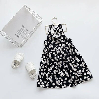 2023 New Girls Dress Cotton Summer Girls Dress Little Dais