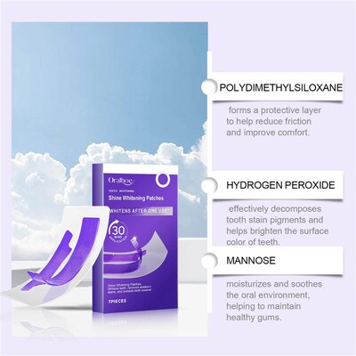 ORALHOE Teeth Cleaning Strips Gentle Daily Care for Teeth Cl