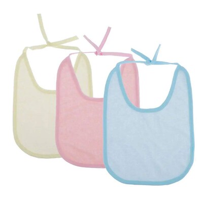 Big Large Bibs - 5 Pieces - Extra Coverage - Soft Drool Abso