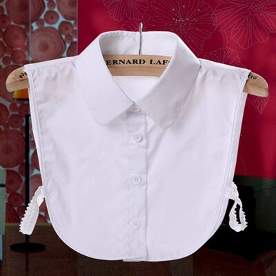 Ladies Women Adult Detachable Lapel Shirt Fake Collar Fashio