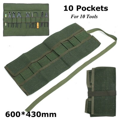 10hole Bonsai Tools Storage Package Roll Bag 600x430mm Canva