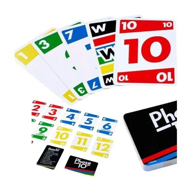 UNO Phase 10 Matching Card Game SHOWEM uno Card Multiplayer