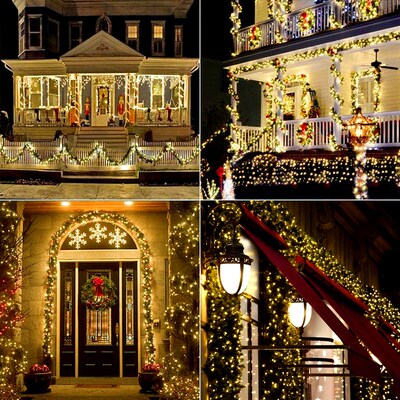 Outdoor Solar String Lights Waterproof Garden Fairy Lights w