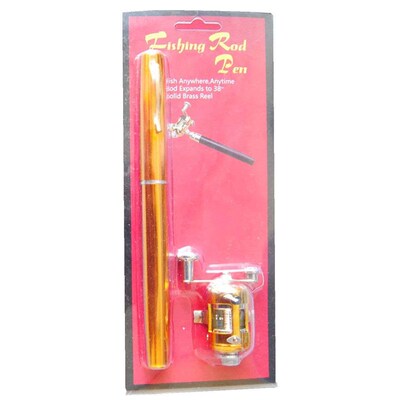 1 m Retractable Drum Pen Rod Fishing Gear Set Portable Fishi