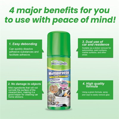 Homonth Adhesive Remover, Multi-purpose Decal and Adhesive C