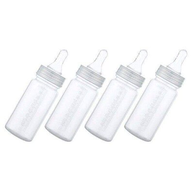 4 Pcs Feeding Bottle Infants Baby Bottles 0-3 Months