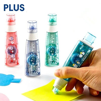 1pc PLUS Norino Scroll Double Sided Tape Journal Tool Point