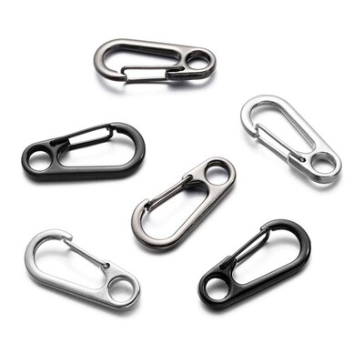5/10pcs Lobster Clasp Buckle Keychain Carabiners Outdoor Cam