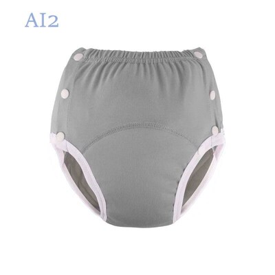 2024 Adult Cotton Diaper Waterproof Washable Pants Leakage A