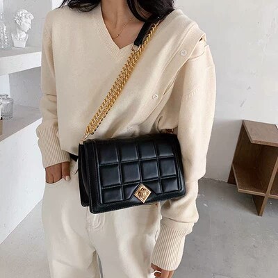 Vintage Square Armpit Bag 202 Fashion New High Quality PU L
