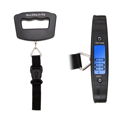 Portable LCD Digital Hanging Scale Luggage Suitcase Baggage