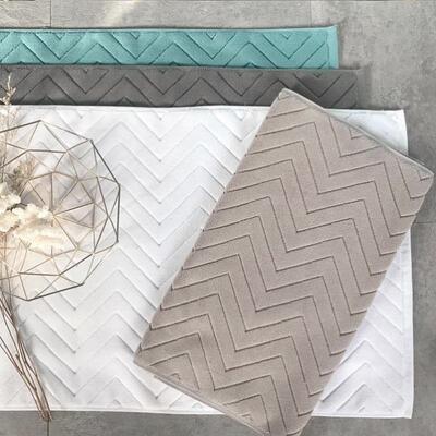 Bath Mat Towel Cotton Thick Slip-resistant Doormat Absorbent