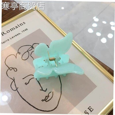 Acetate Hair Claw Sweet Fairy Butterfly Hairpin Clip Gradien