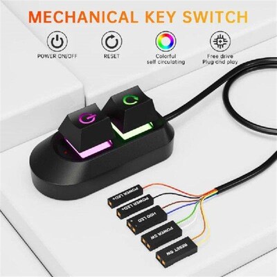 Computer Desktop Switch PC Motherboard External Start Power