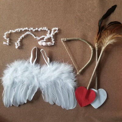 Newborn Baby Angel Wings Props Childrens Photography Clothi