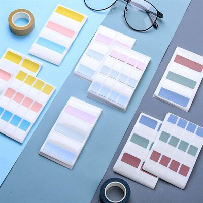 Morandi Sticky Notes Sticker Waterproof Index Labels Student